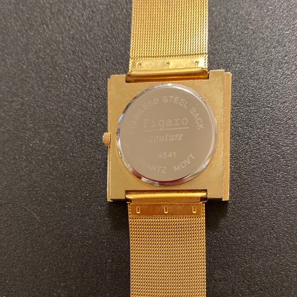 figaro | Accessories | Figaro Couture Gold Squared Watch | Poshmark